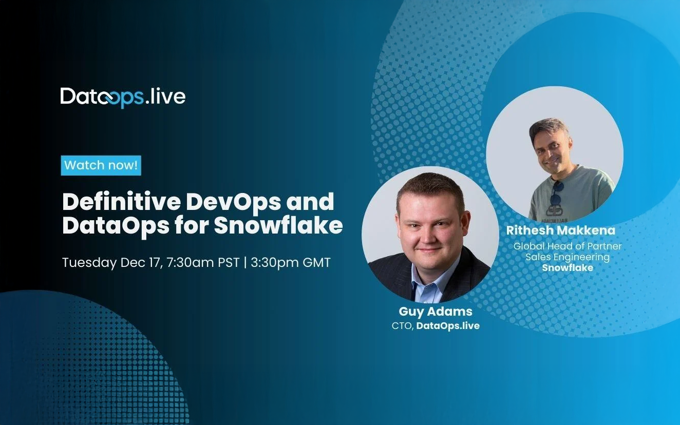 Definitive DevOps and DataOps for Snowflake